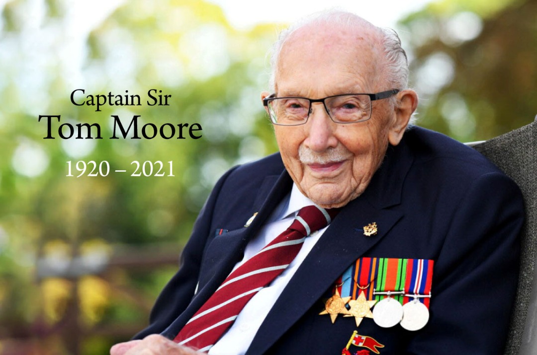 Final salute to Captain Sir Tom Moore – Nalanda Buddhist Society