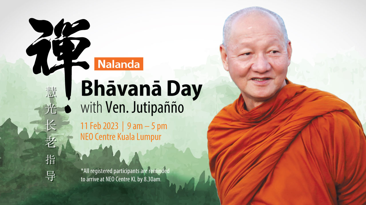 ‘Bhavana Day’ with Ven. Jutipañño – Nalanda Buddhist Society