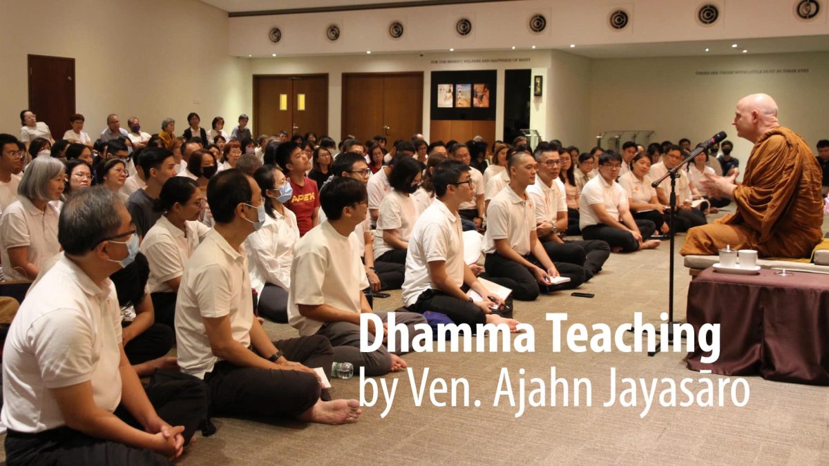 Dhamma teaching by Ajahn Jayasaro now available – Nalanda Buddhist Society