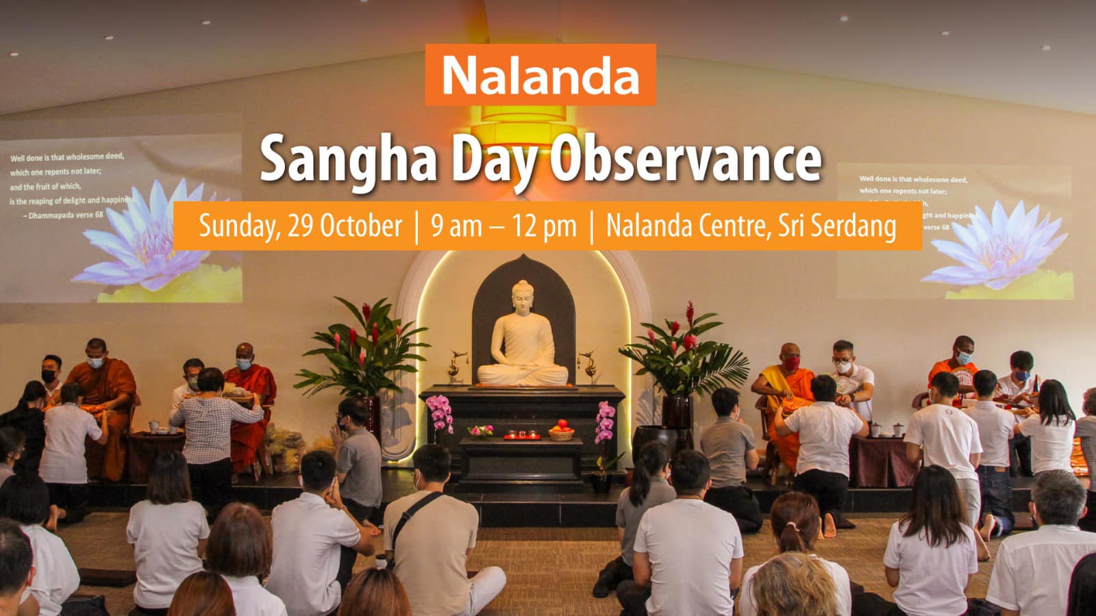 Let us pay tribute to the Maha Sangha – Nalanda Buddhist Society