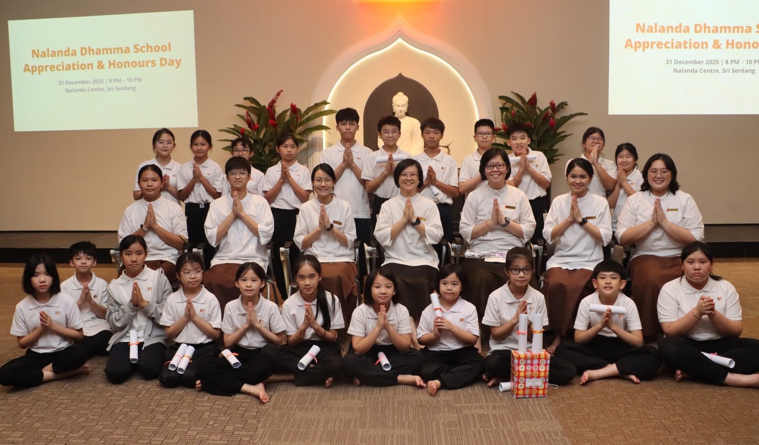 Rejoicing in learning and gratitude at Dhamma School Honours Day ...